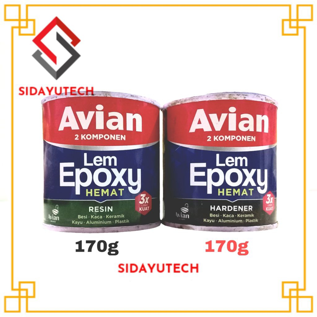 Jual Lem Epoxy Avian Hemat 2K 340g | Shopee Indonesia