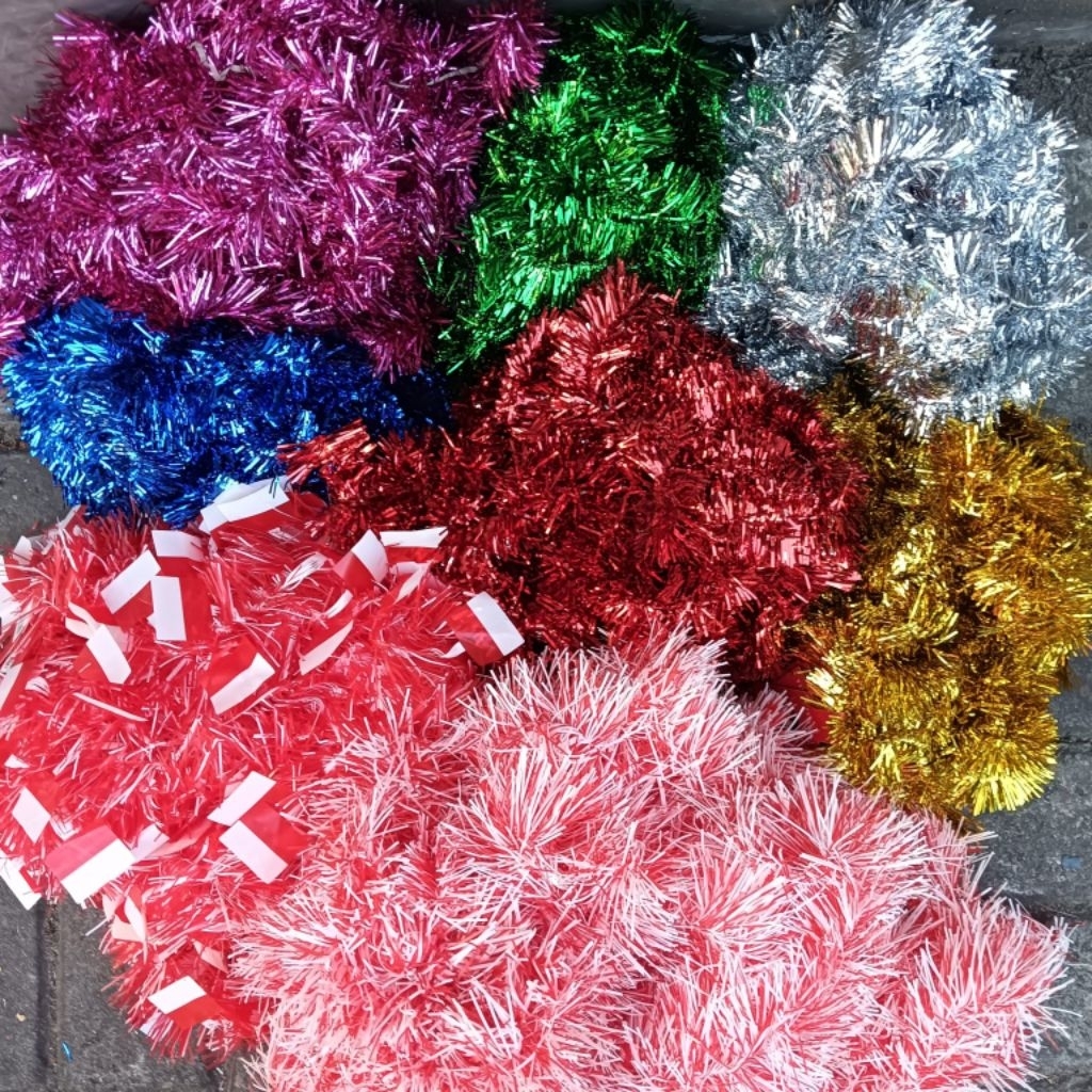 Jual Slinger Rombe Hiasan Ultah Merah Putih Merdeka Pilih Warna Gold ...