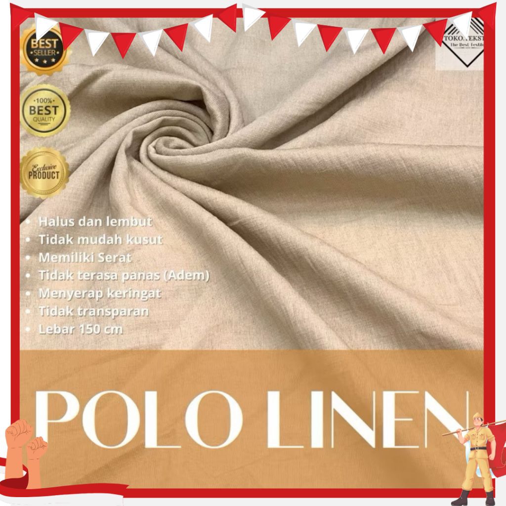 Jual KAIN POLOLINEN / POLO LINEN / POLOSAN / SERAGAM / BRIDESMAID ...