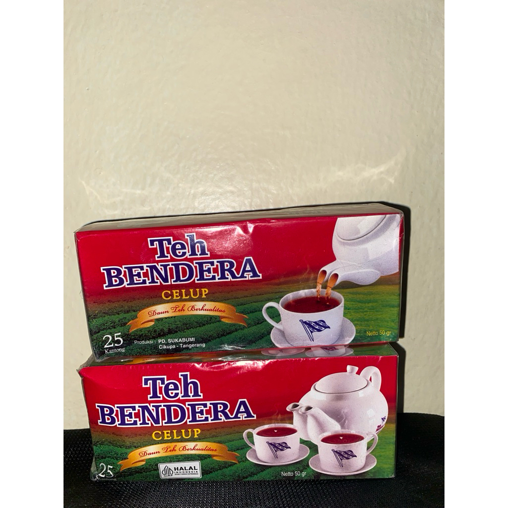 Jual Teh Celup Bendera (isi 25) | Shopee Indonesia
