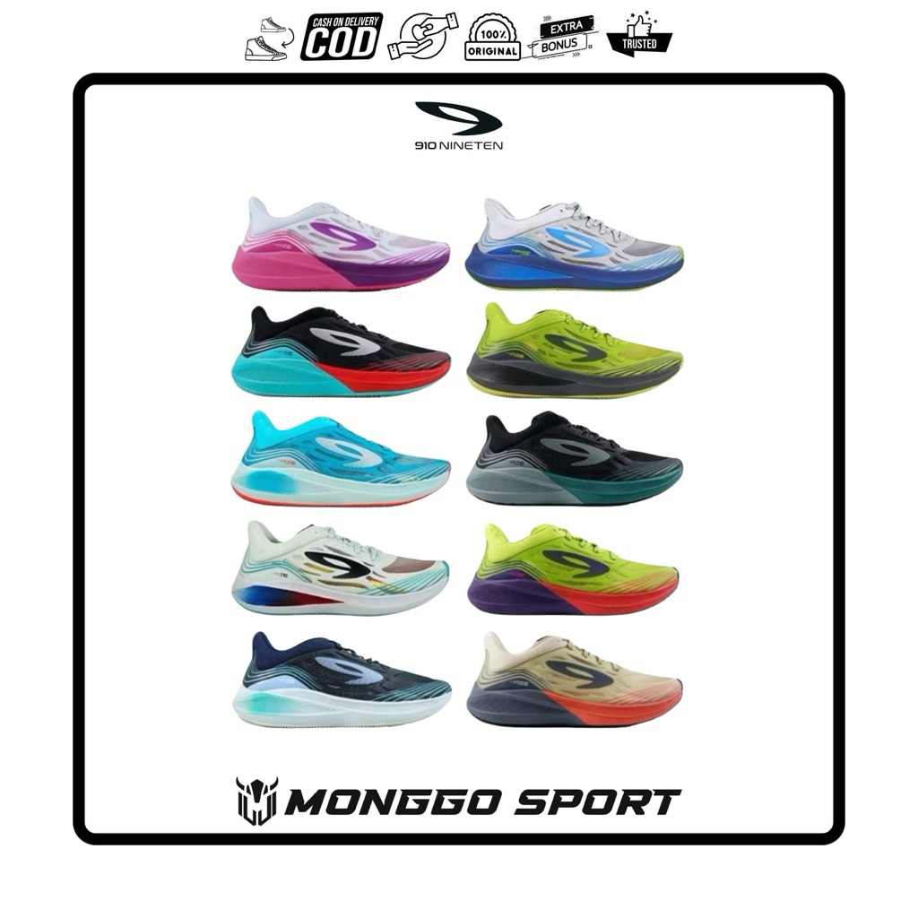 Jual Sepatu Running Lari 910 Nineten Haze Vision 1.0 | Shopee Indonesia