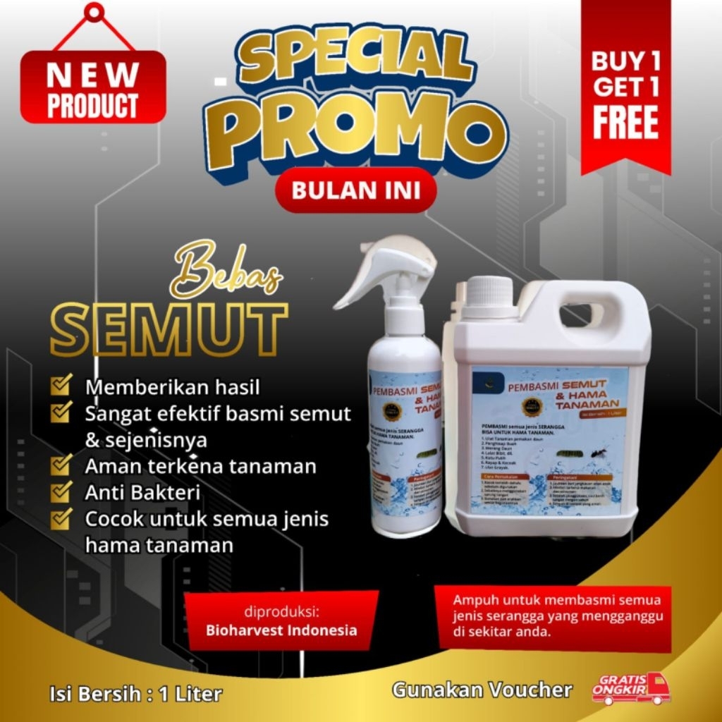 Jual PEMBASMI SEMUT RUMAH||SEMUT HAMA TANAMAN,KUTU PUTIH DLL TIDAK ...