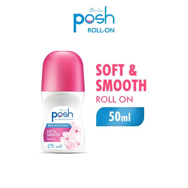 Jual POSH DEO ROLL ON WHITENING 50ML DEODORAN POSH PINK 50ML DEODORANT ...