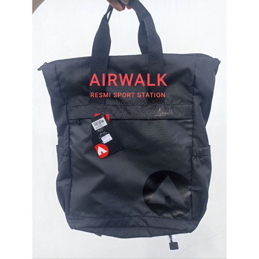 Jual Tas Airwalk Cleon Backpack - Black (Original 100%) | Shopee Indonesia