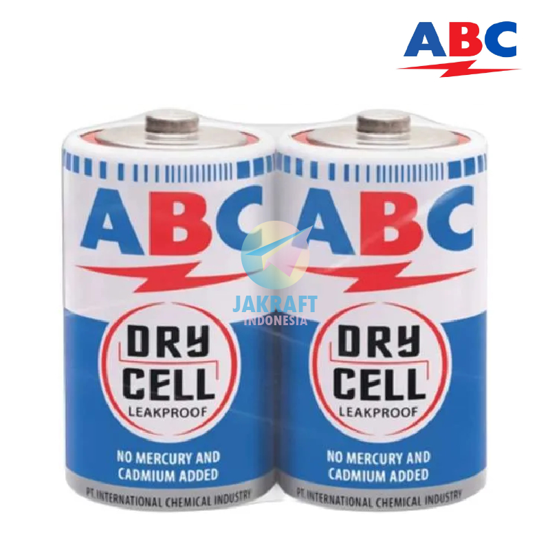 Jual (2 Pcs) Set Paket Batu Baterai ABC Biru D R20 Besar Jumbo All ...