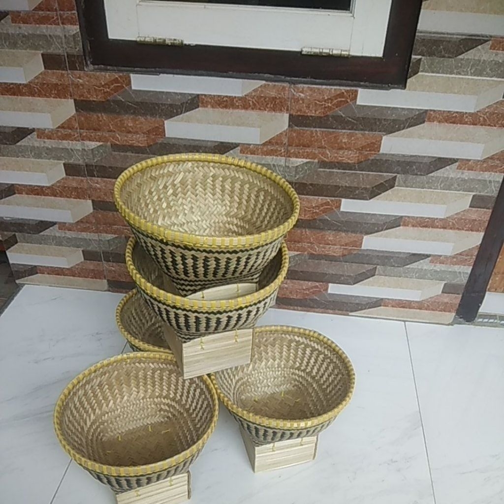 Jual Rapih - Bakul Nasi Bambu Kecil Diameter 20 cm / Perabot Rumah ...