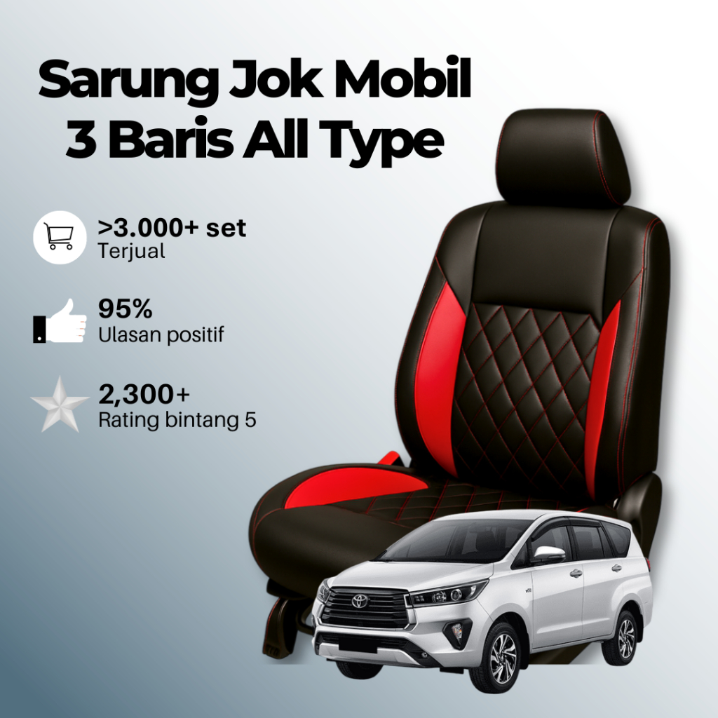 Jual Sarung Jok Mobil 3 Baris Bahan Myo Interior Leather Original ...