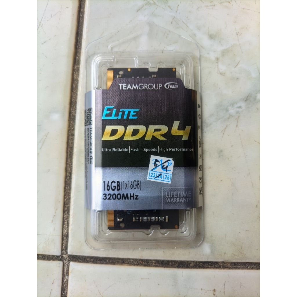 Jual RAM Laptop/Notebook Team Elite DDR4 16GB 3200 MHz PC25600 SODIMM ...
