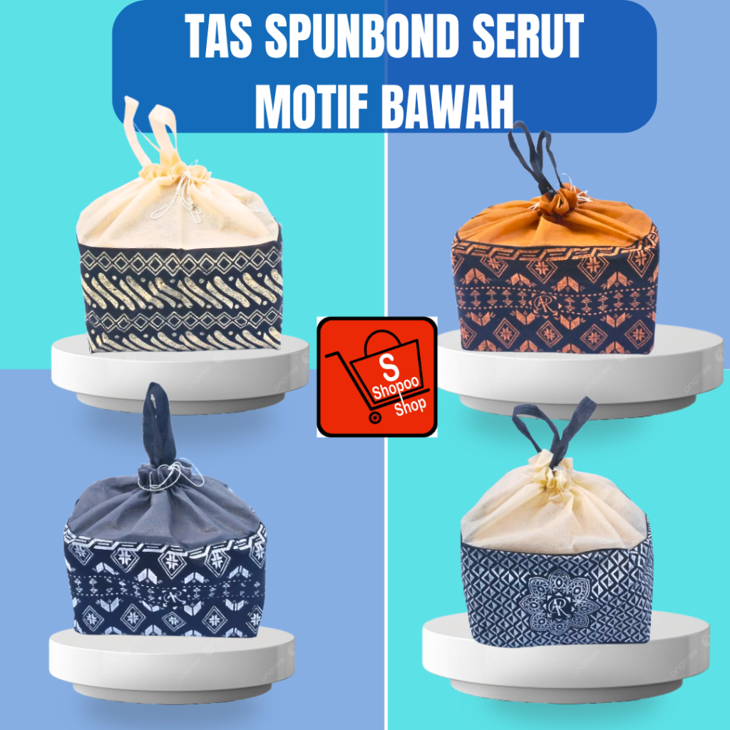 Jual (1 LUSIN=12PCS) Tas Serut SMB | Goodiebag Tas Hajatan | Tas ...
