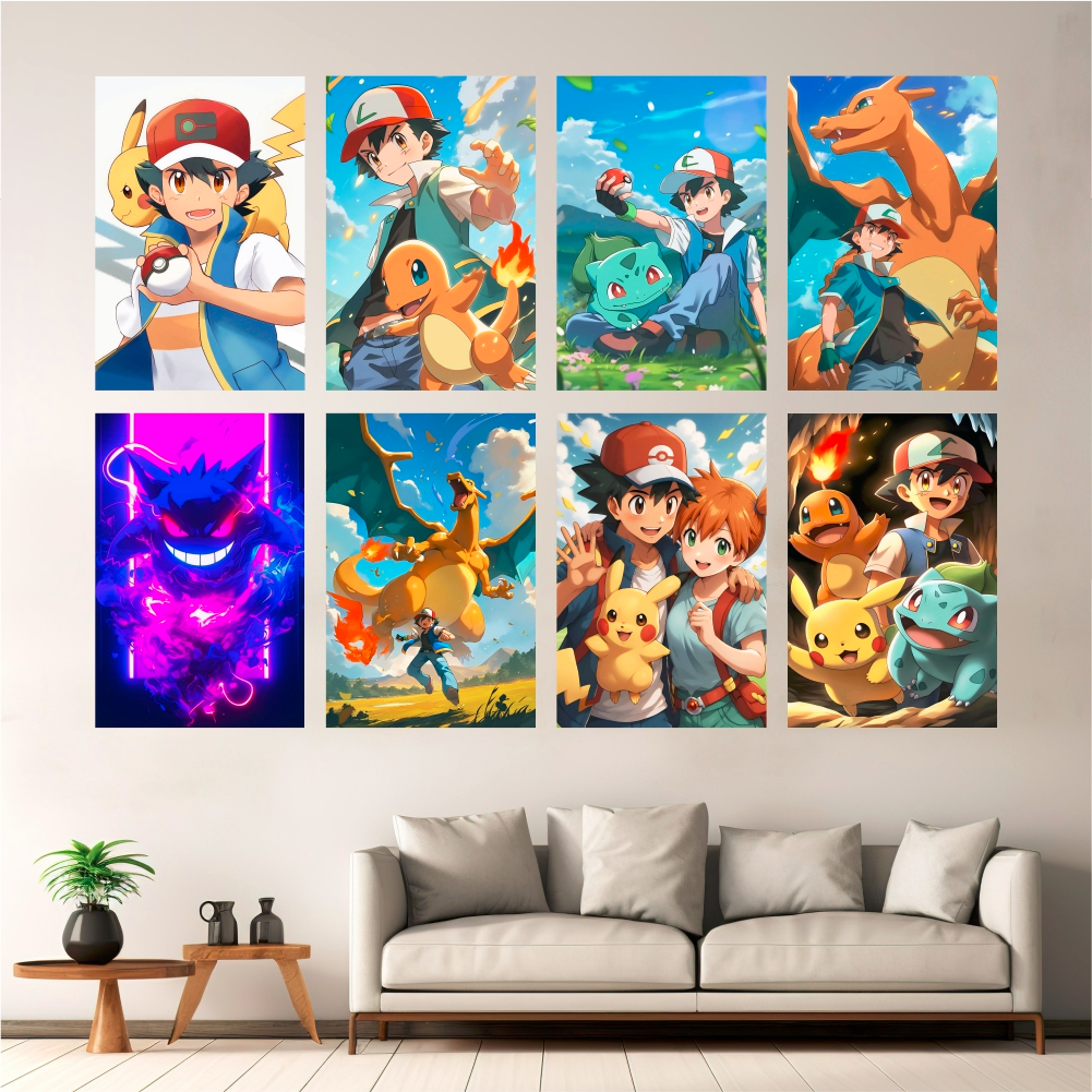 Jual Hiasan Dinding Anime Pokemon | Poster Kayu Pokemon Adventure ...