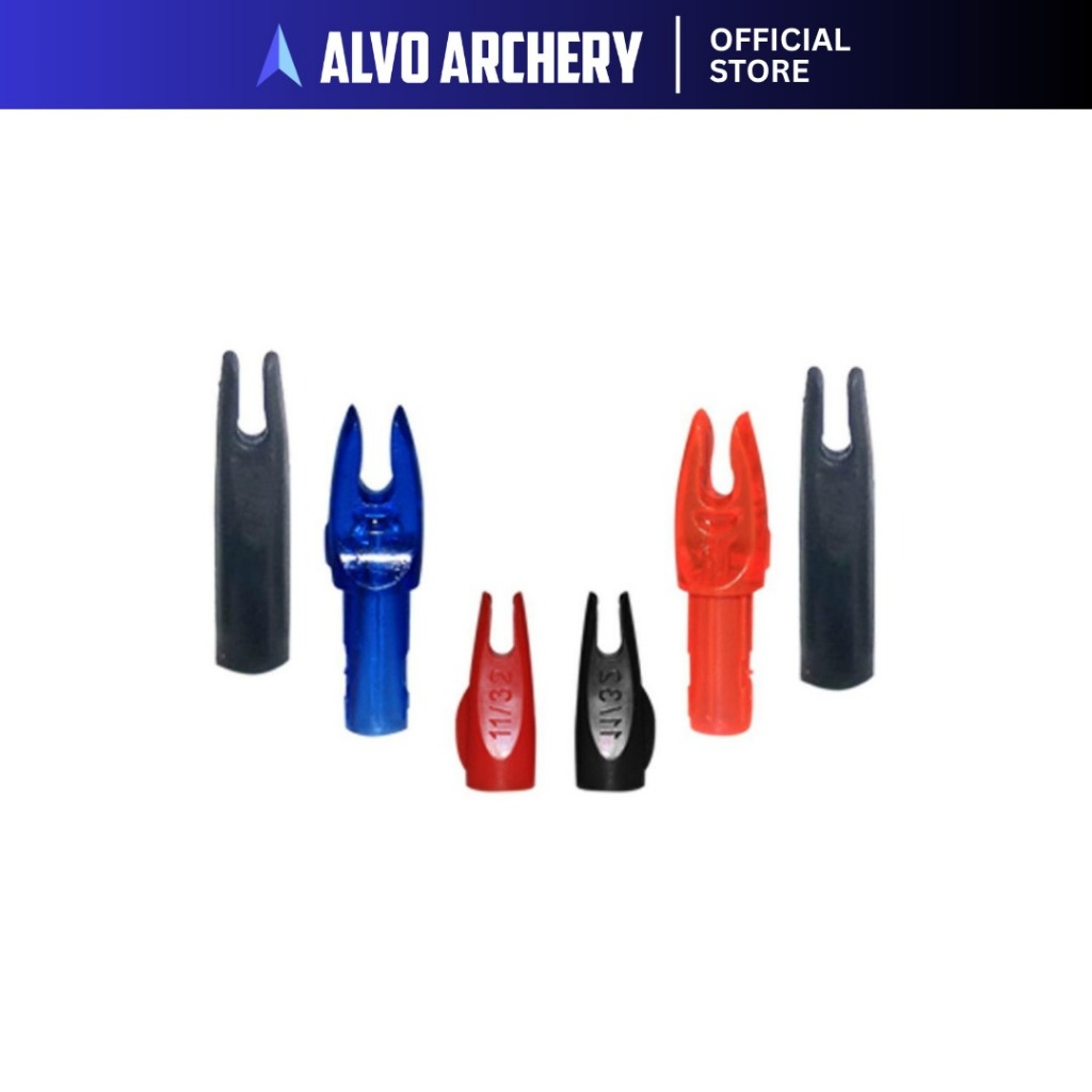 Jual Nock arrow fiber alvo archery panahan | Shopee Indonesia