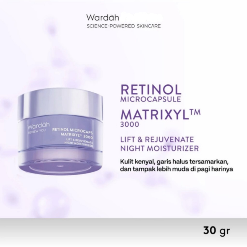 Jual WARDAH Renew You Retinol Microcaps Matrixyl 3000 Lift & Rejuvenate ...