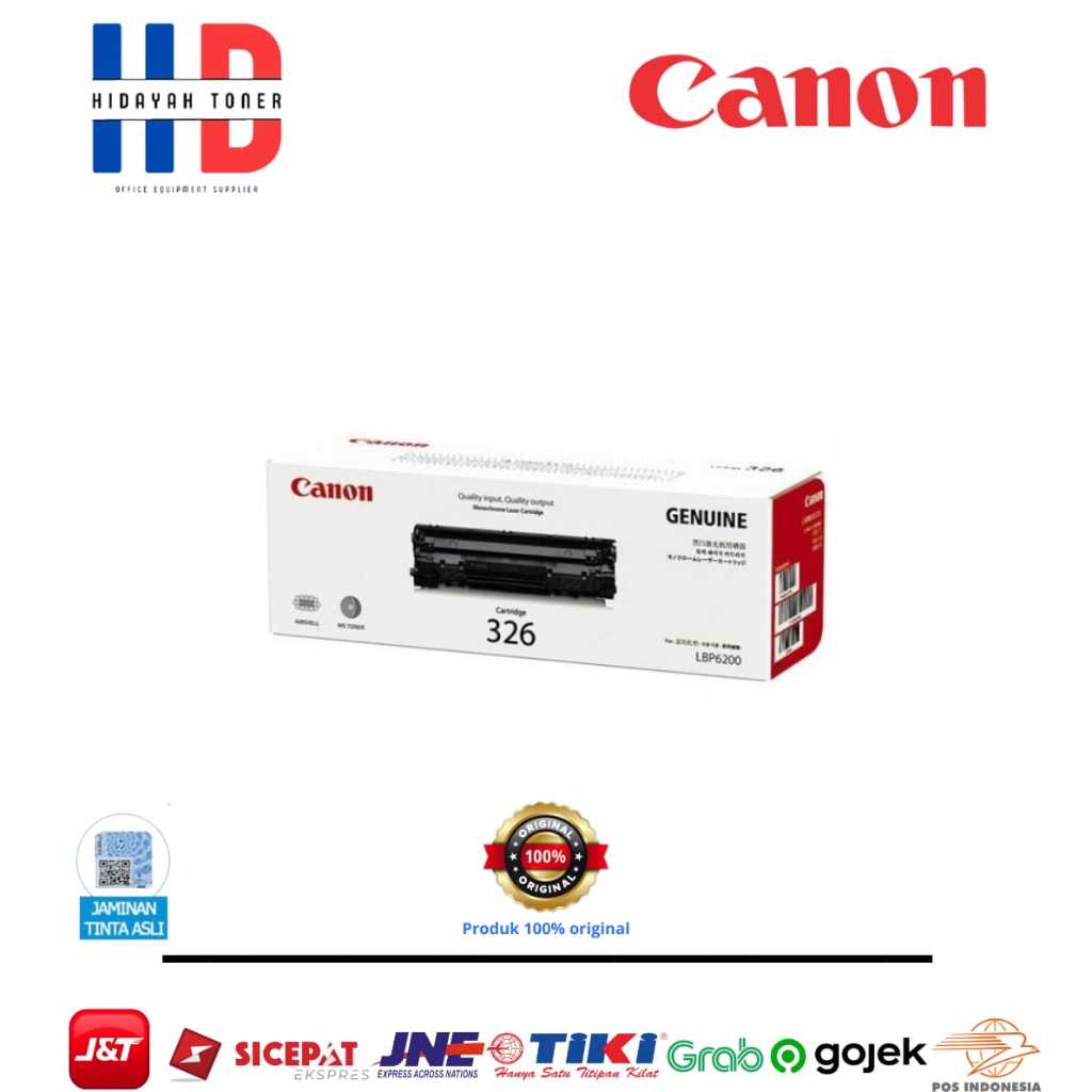 Jual Toner Canon 326 Black Original | Shopee Indonesia