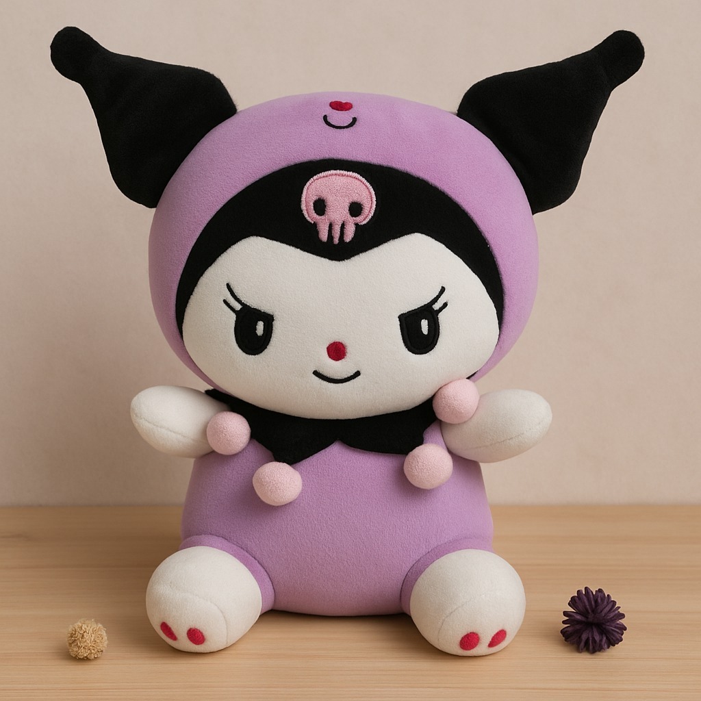 Jual Boneka Lucu Kuromi Sanrio Mainan Anak Lembut Untuk Cewek Ukuran ...