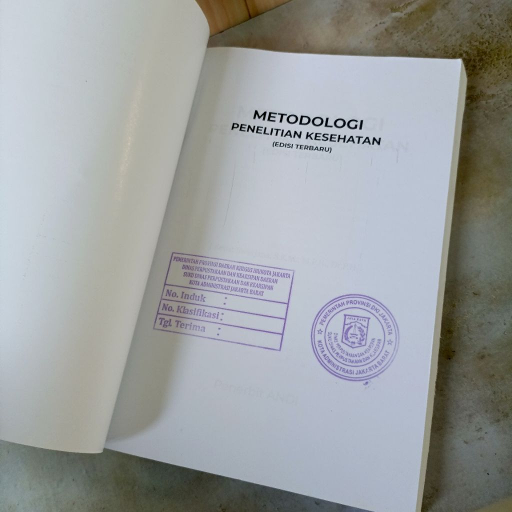 Jual Buku metodologi penelitian kesehatan i ketut swarjana s.k.m mph | Shopee Indonesia