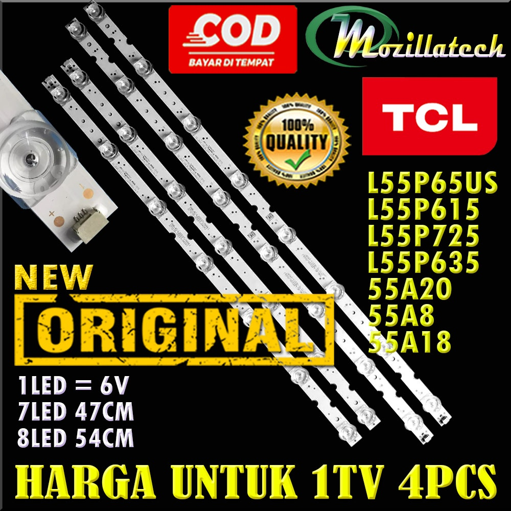Jual BACKLIGHT TV TCL 55 L55P65US 55P65US L55A20 55A20 L55A8 55A8 ...