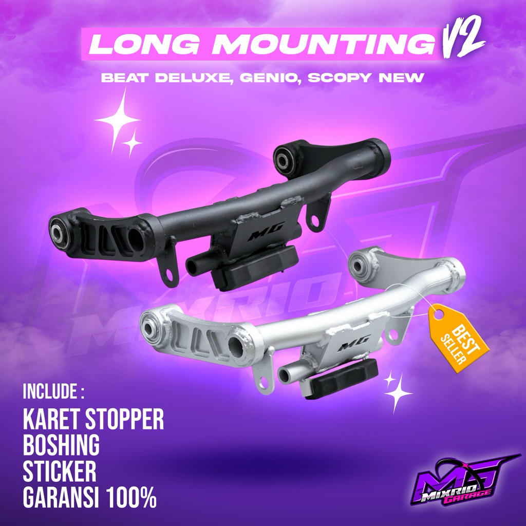 Jual MOUNTING BEAT DELUXE,GENIO,SCOOPY NEW V2 MixrioGarage | Shopee ...