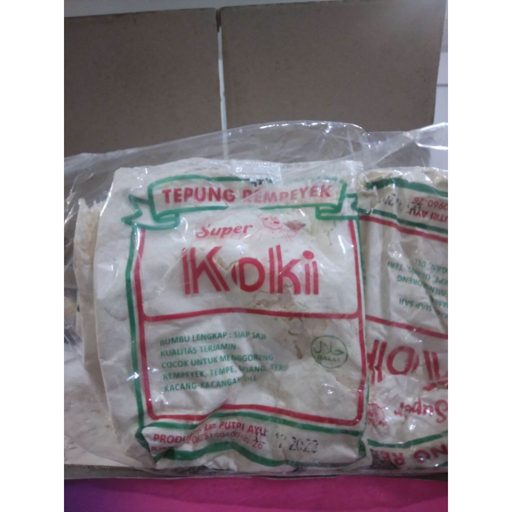 Jual TEPUNG PEYEK / REMPEYEK CAP KOKI 60gram (isi 10 pack) | Shopee ...