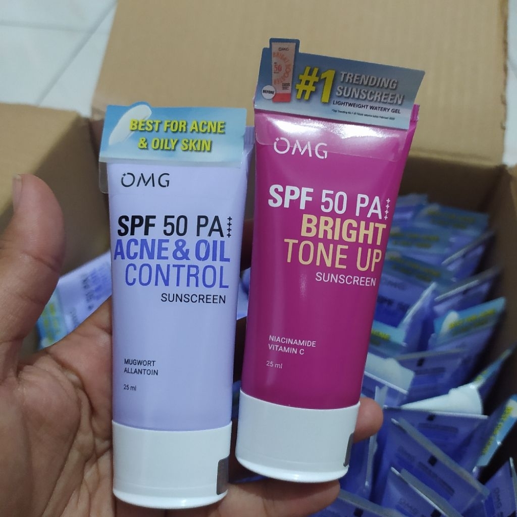 Jual OMG Sunscreen SPF 50 PA++++ 25ML | Shopee Indonesia