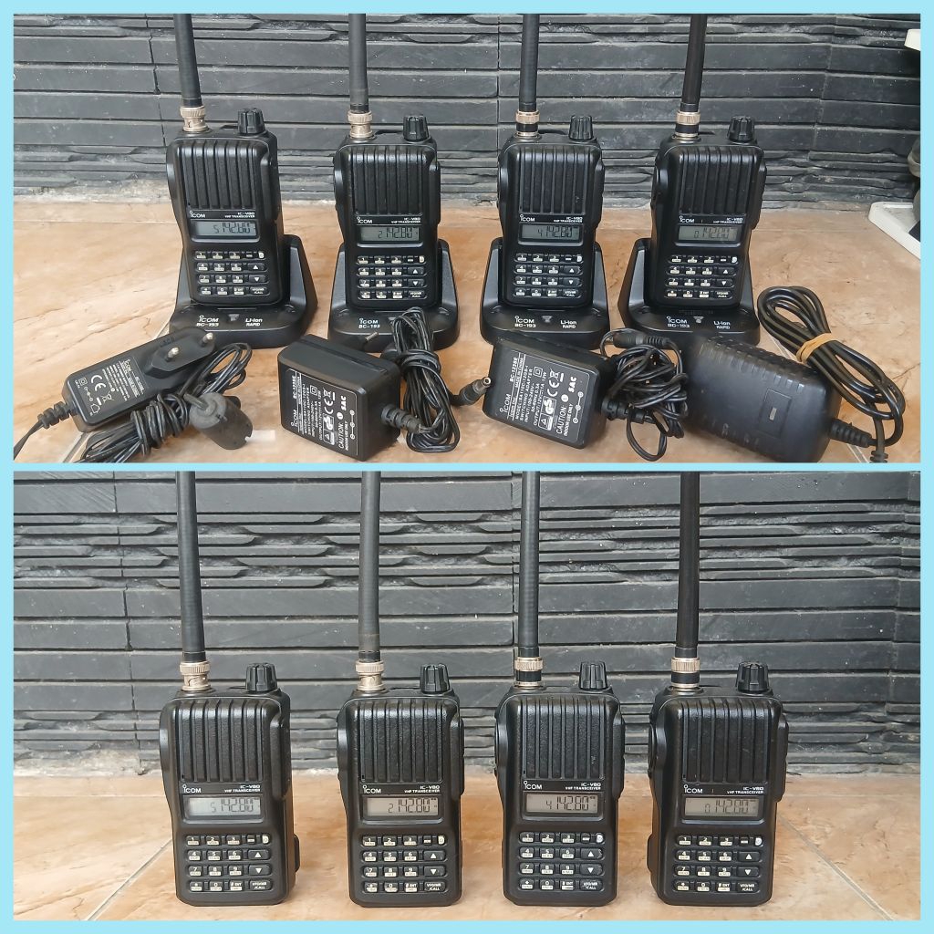 Jual HT ICOM V80 VHF MULUS DAN SEGEL ICOM ORIGINAL JAPAN | Shopee Indonesia