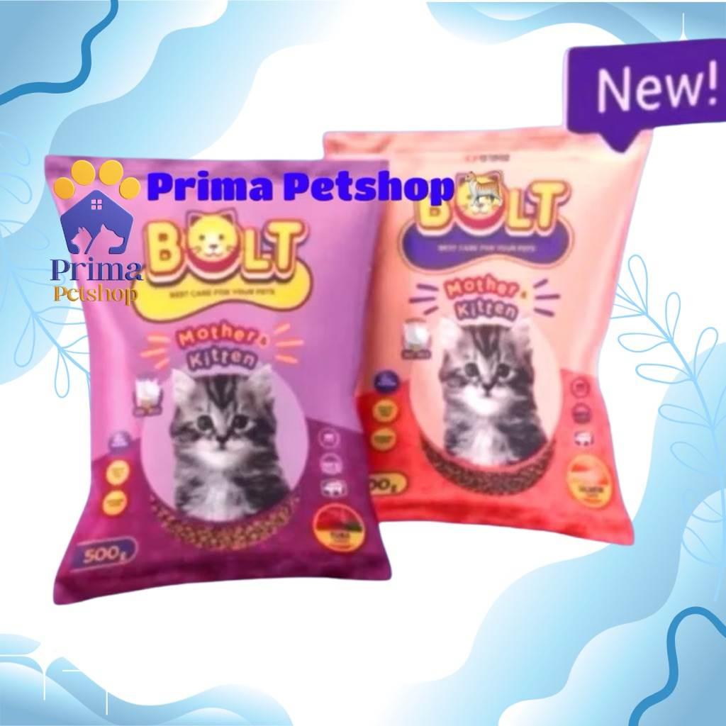 Jual BOLT CAT KITTEN TUNA & SALMON 500gr makanan anak kucing | Shopee ...
