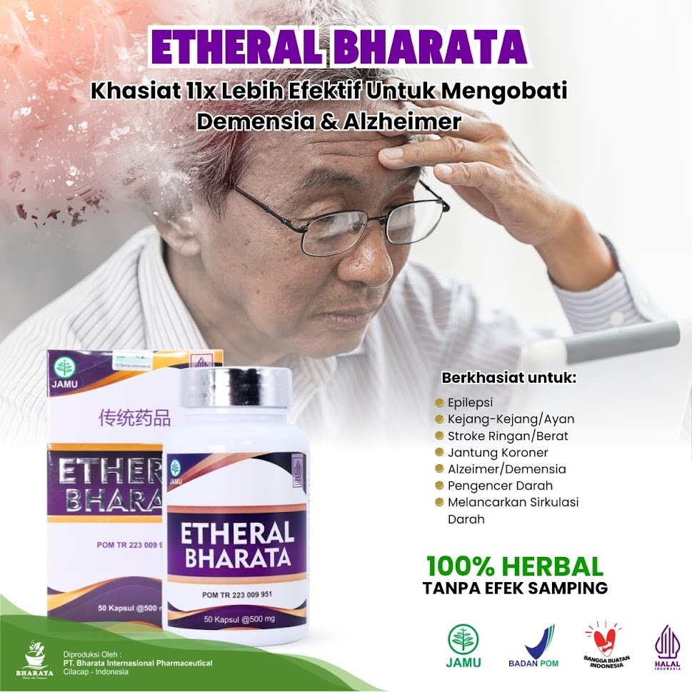 Jual Obat Epilepsi Ayan Kejang Step Ampuh Obat Saraf Vertigo Alzheimer ETHERAL BHARATA Original ...