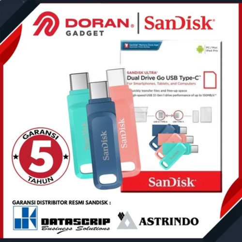 Jual Sandisk Flashdisk Sandisk OTG Ultra Dual Drive Go USB Type C 32GB ...