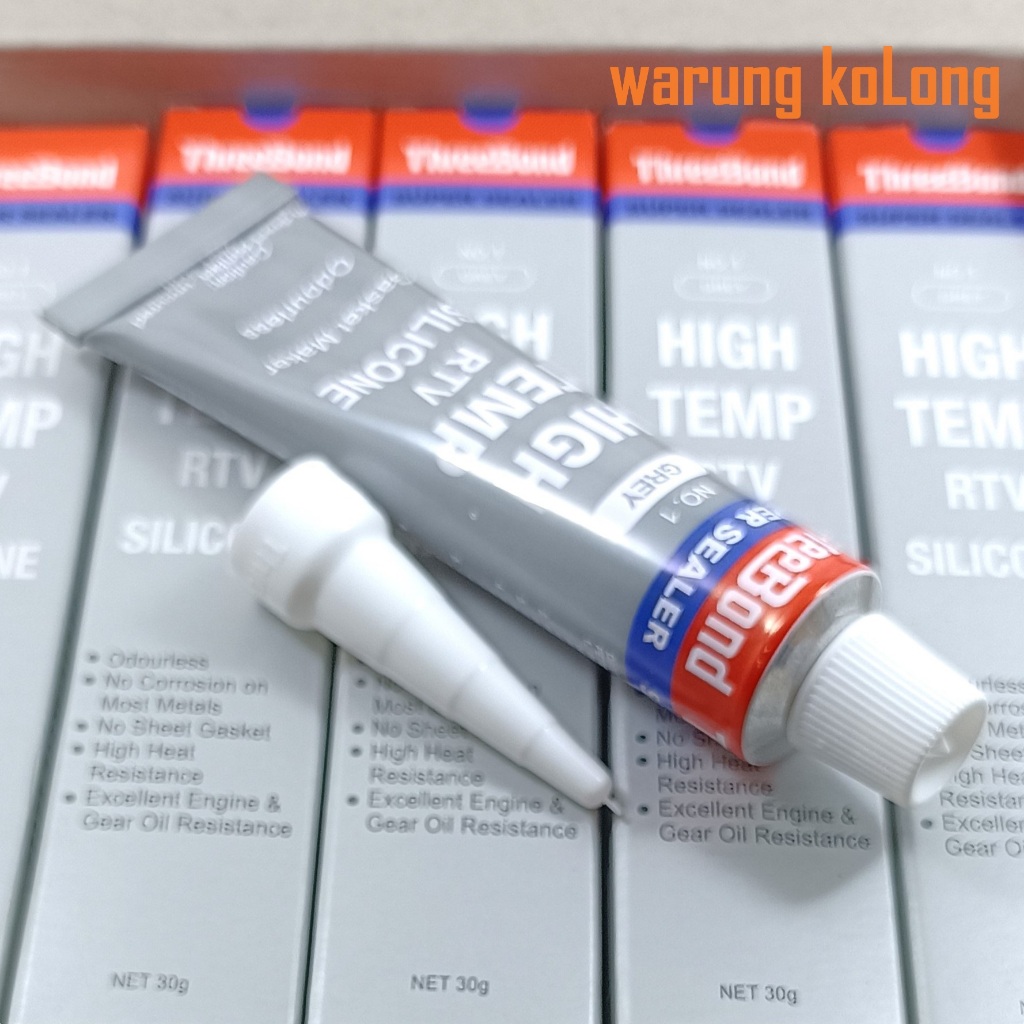 Jual ThreeBond No 1 grey High Temp RTV 30g kecil Super Sealer abu lem ...