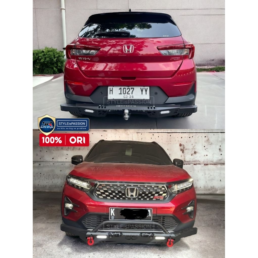 Jual Bumper Depan Honda Wrv - Rhino Cross guard Tanduk Honda WR-V ...