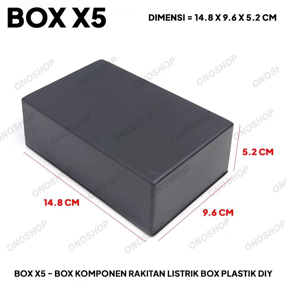Jual Box X5 - Box Komponen Rakitan Listrik Box Plastik DIY | Shopee ...