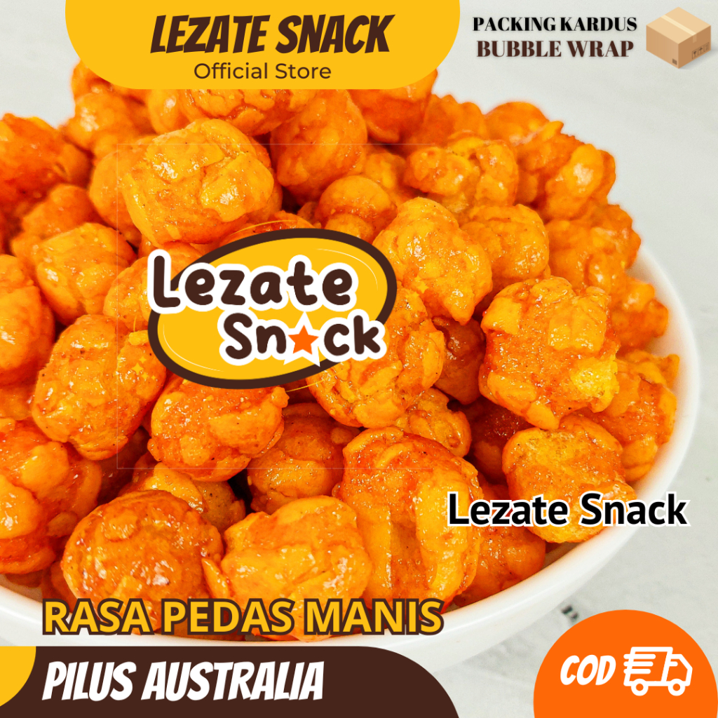 Jual Pilus Jagung Australia 1KG Manis Balado Pedas Manis Pilus ...