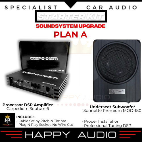 Jual Paket Audio Full Set STARTER KIT Soundsystem Upgrade Audio Mobil ...