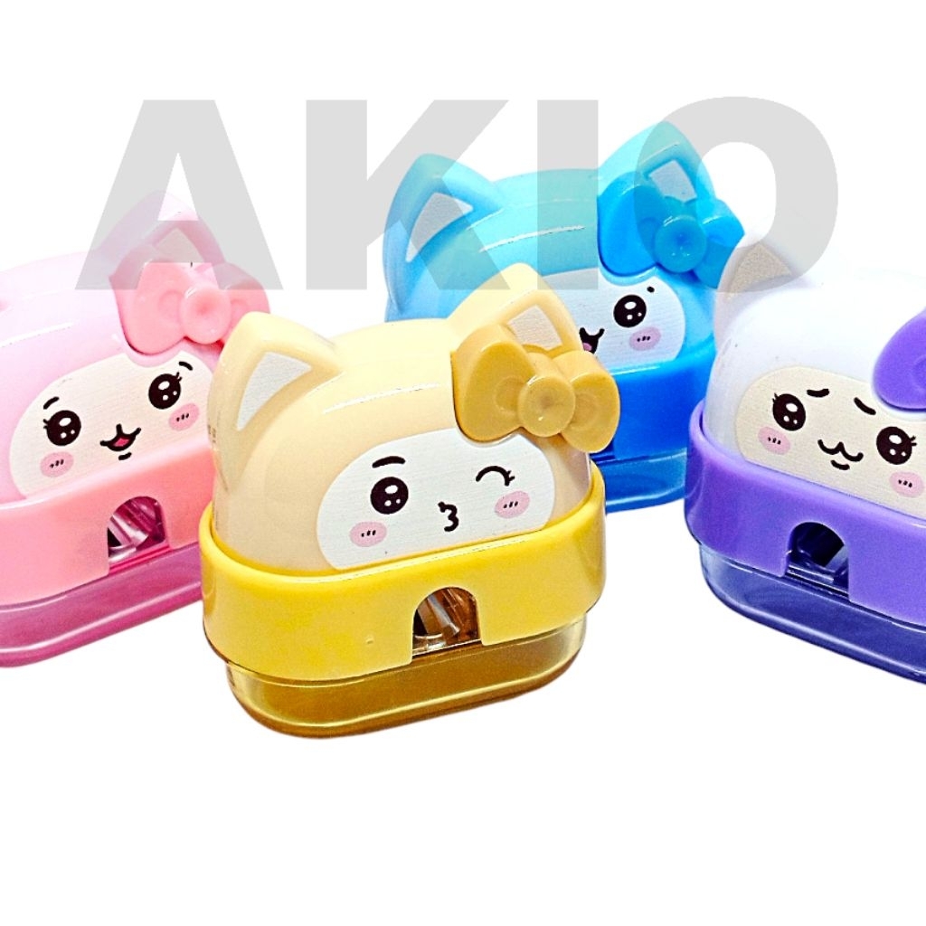 Jual Rautan Pensil Putar Karakter CAT KUCING HELLO KITTY Besar ...