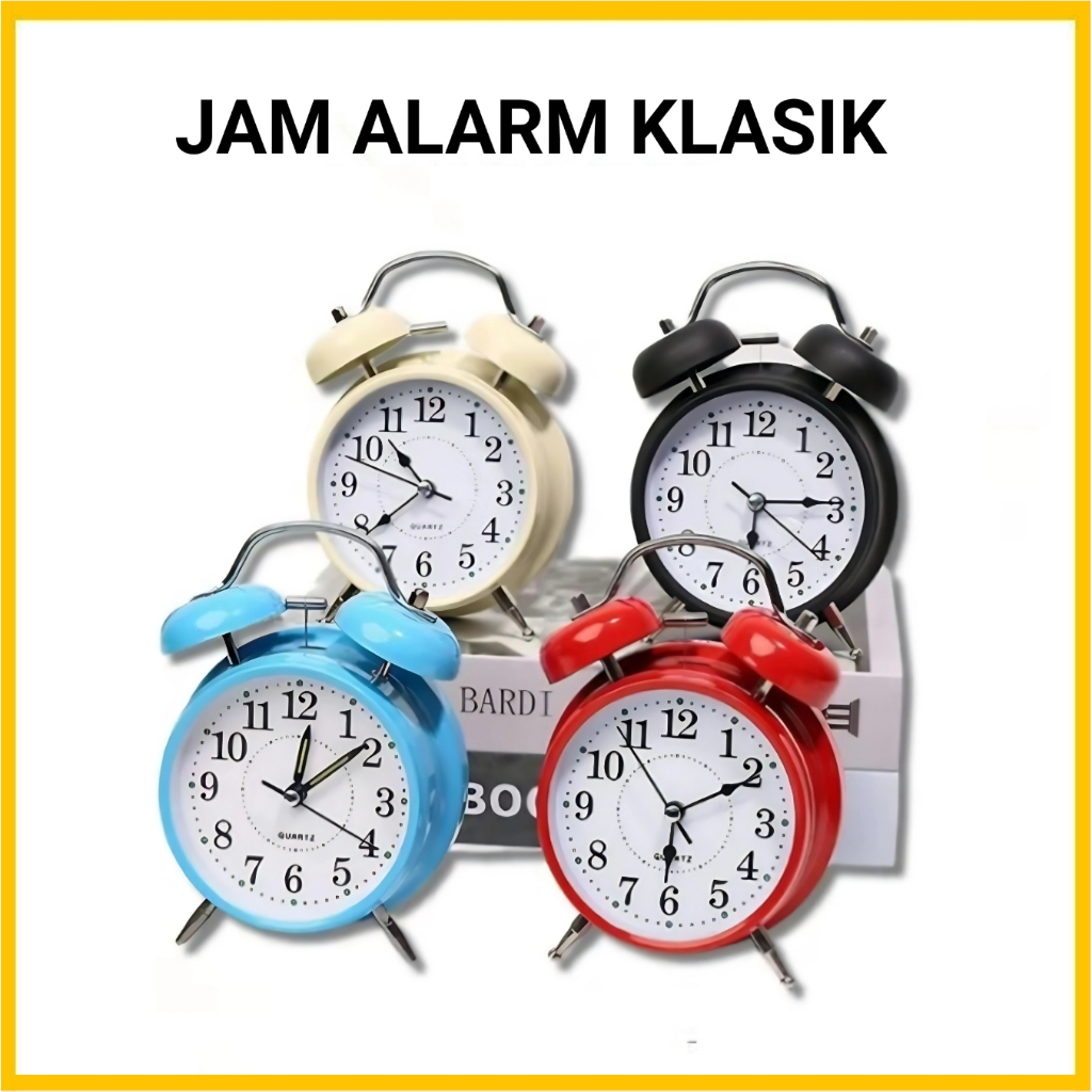 Jual JAM ALARM KLASIK/JAM WEKER KLASIK/JAM ESTETIK/ALARM CLOCK CLASSIC ...