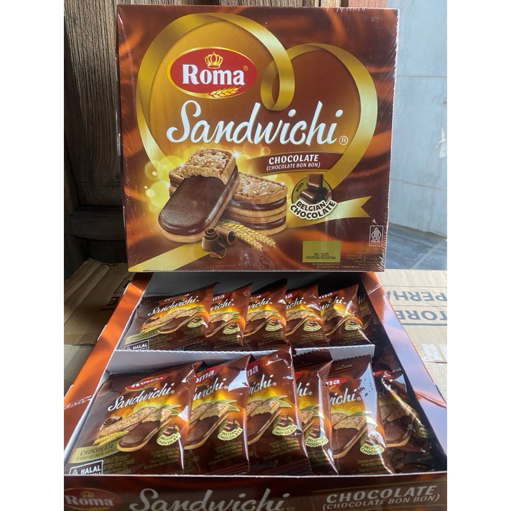 Jual Roma sandwichi festive box 270 gram / Roma sandwich Box 1karton ...