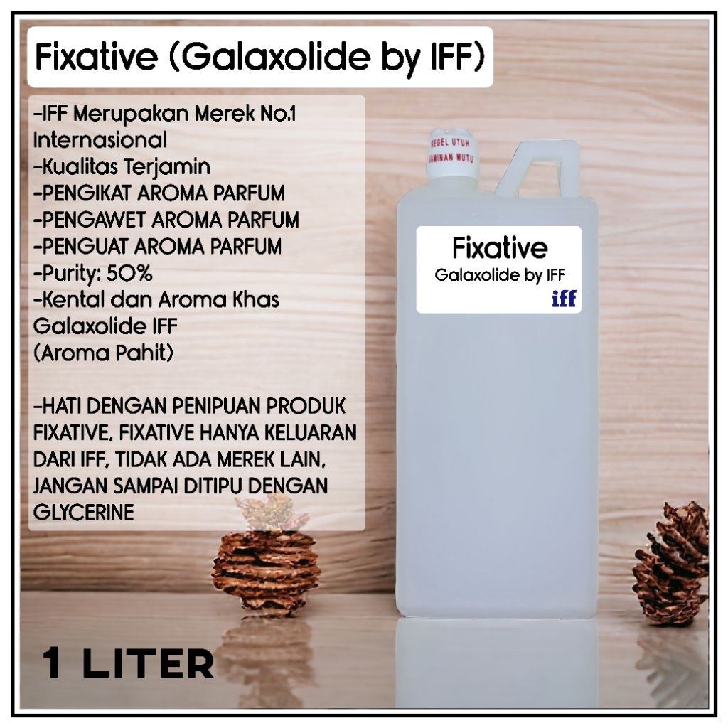 Jual FIXATIVE GALAXOLIDE 1LITER / GALAXOLIDE 50 / PENGAWET / PENGIKAT ...