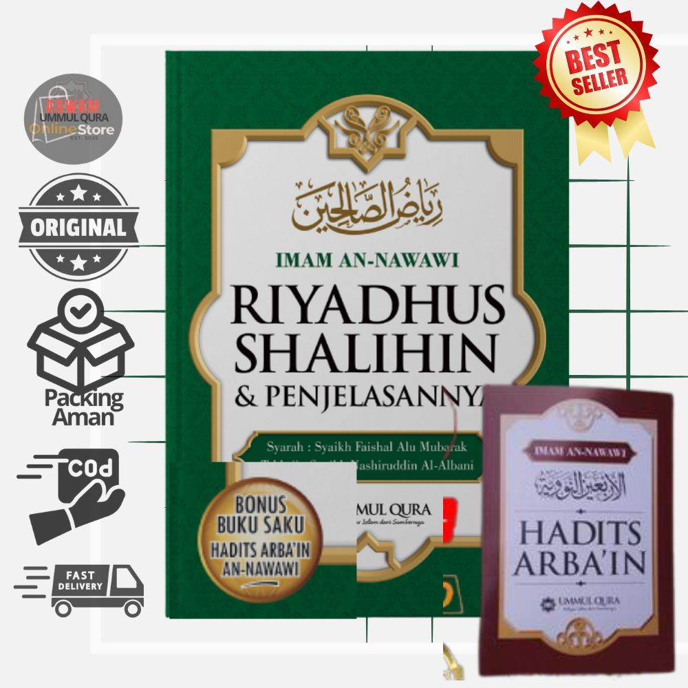Jual Buku Terjemah Kitab Riyadhus Shalihin & Penjelasannya Imam An ...