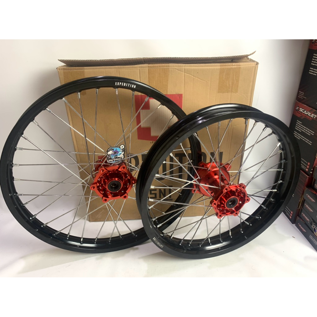 Jual velg crf 150 l KLx 150 dan WR 155 trail trabas ring 18 21 full ...