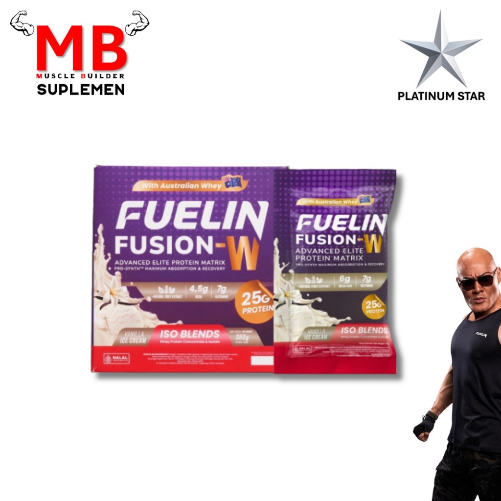Jual Fuelin Fusion W Isoblends 35 grams 1 sachet Whey Protein Isolate ...