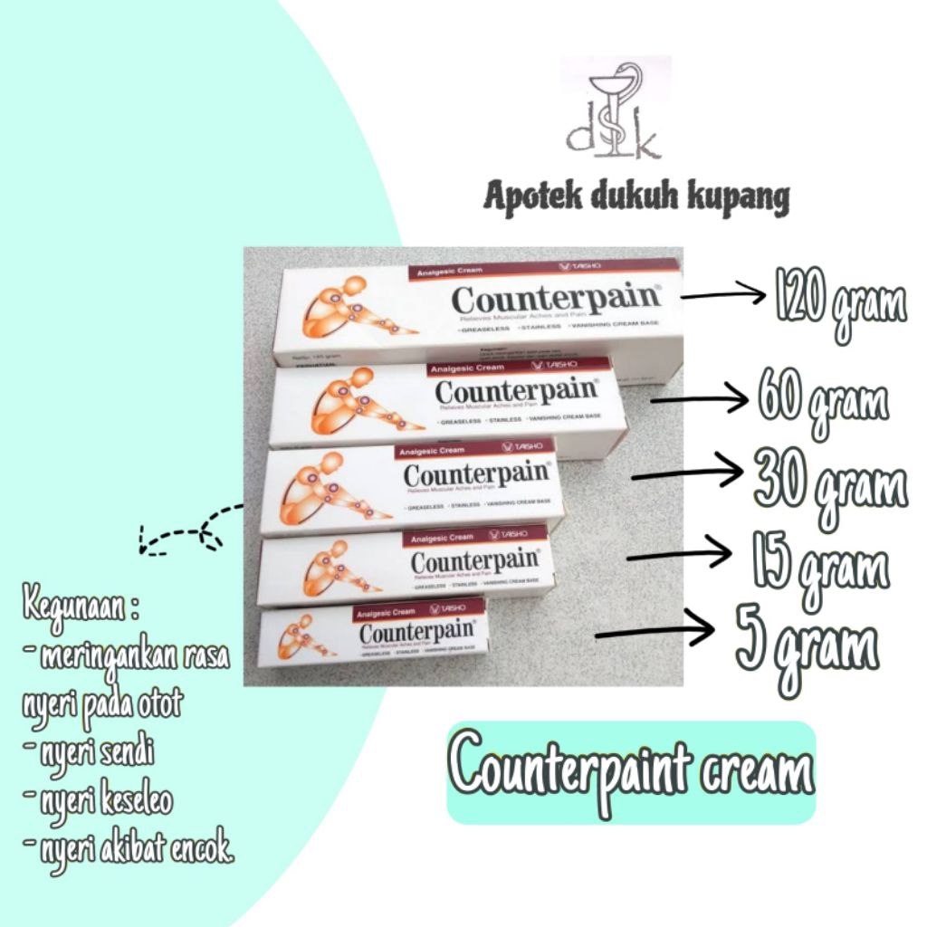 Jual Counterpaint cream ( 5gr, 15 gr ) | Shopee Indonesia