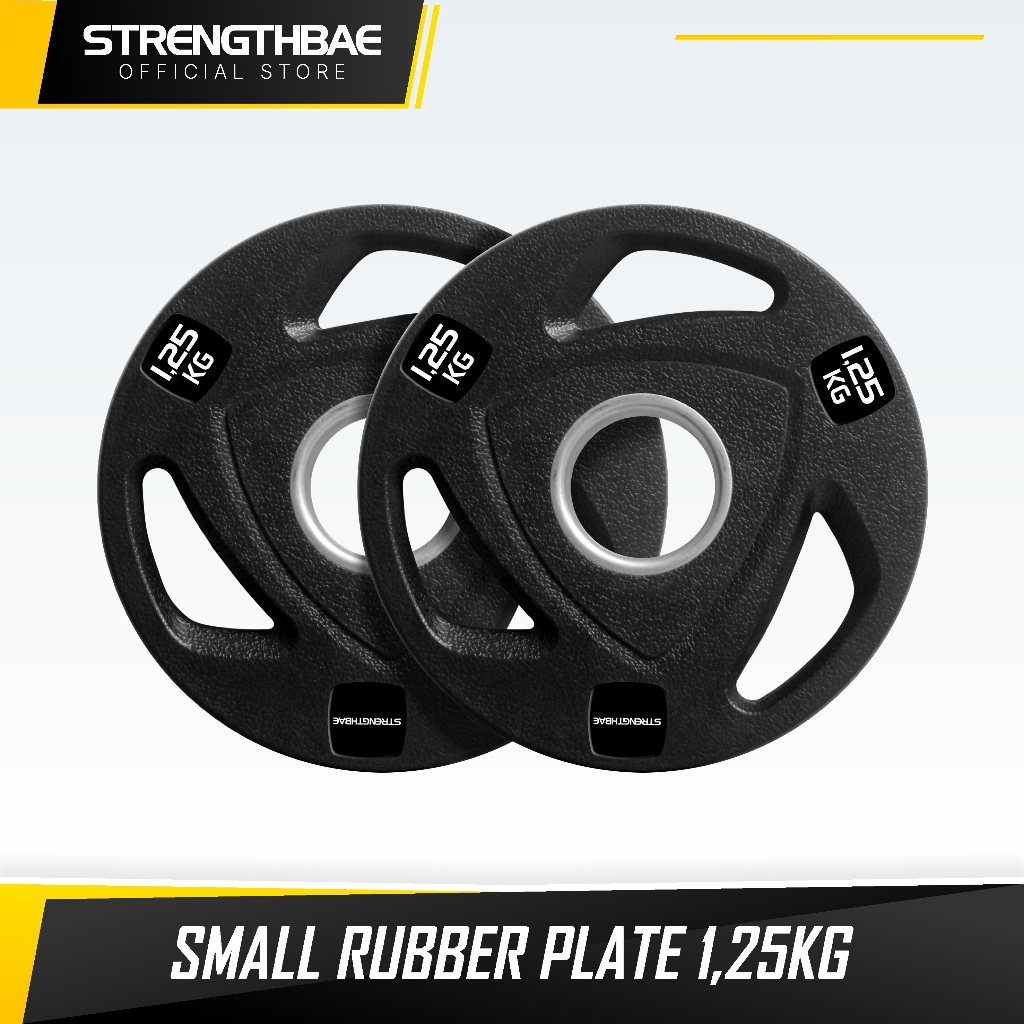 Jual Rubber Weight Plate 1,25kg STRENGTHBAE Small Increment Rubber ...