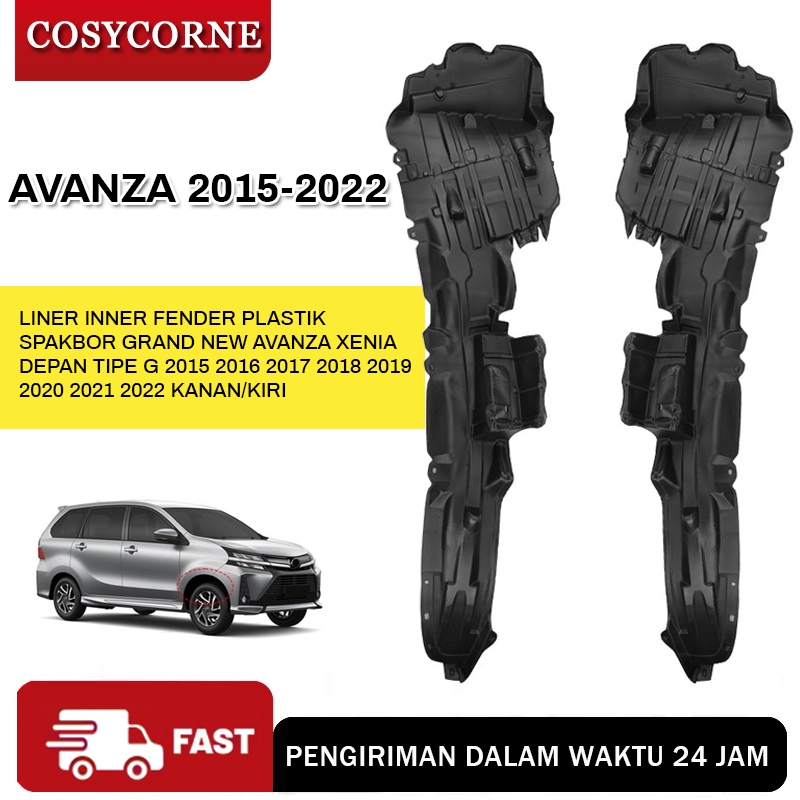 Jual Liner Inner Fender Plastik Spakbor Grand New Avanza Xenia Depan ...
