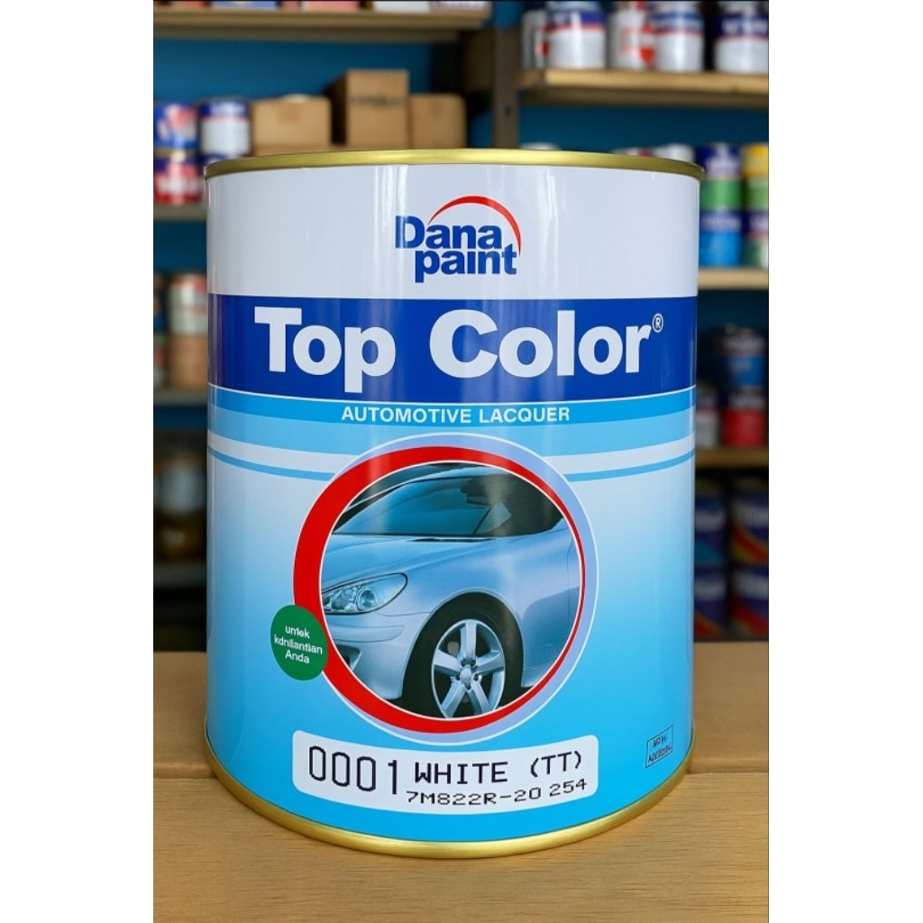 Jual Cat Dana Pain Top Color White (putih bersih) 1L | Shopee Indonesia