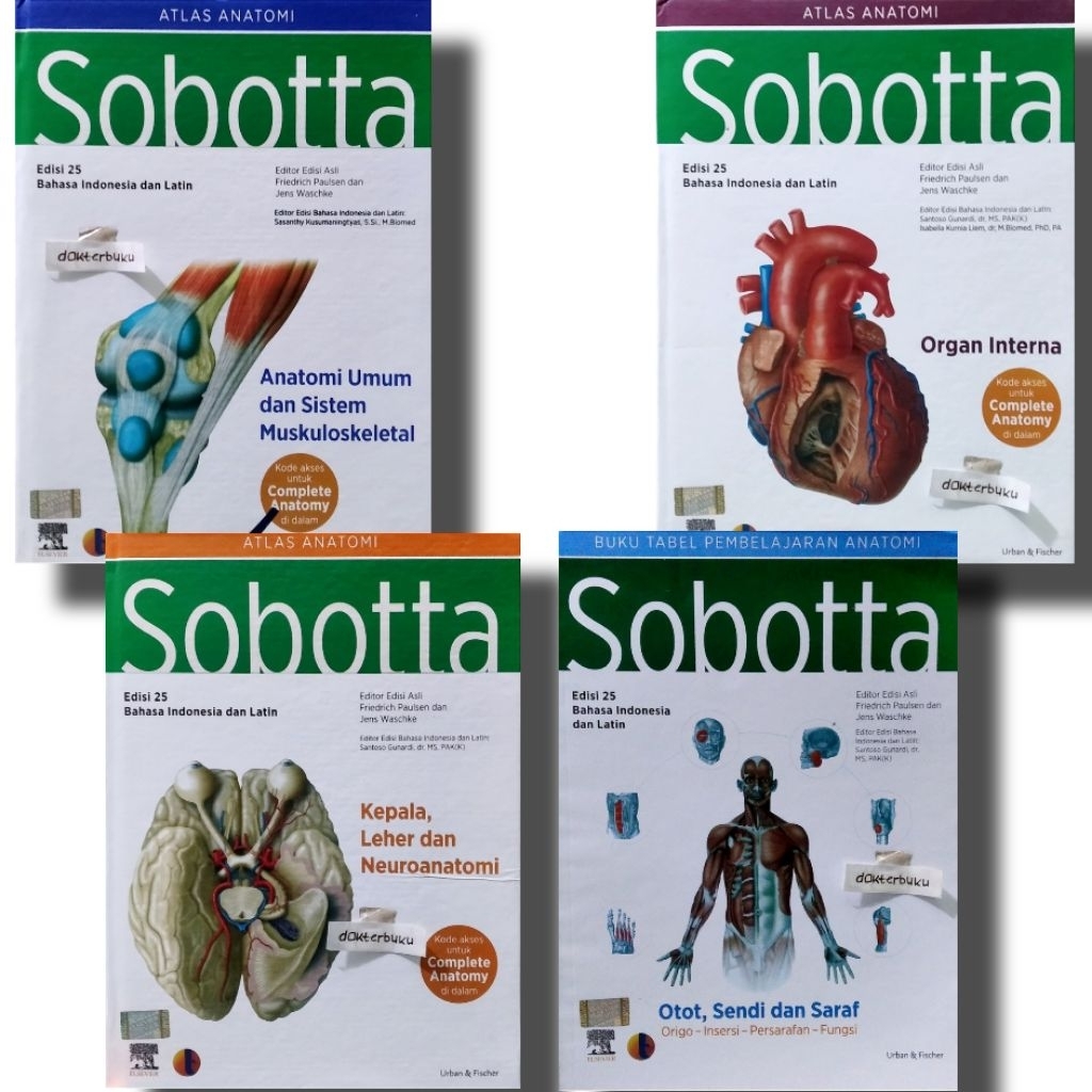 Jual ORIGINAL SOBOTTA ATLAS ANATOMI EDISI 25 TAHUN 2024 | Shopee Indonesia