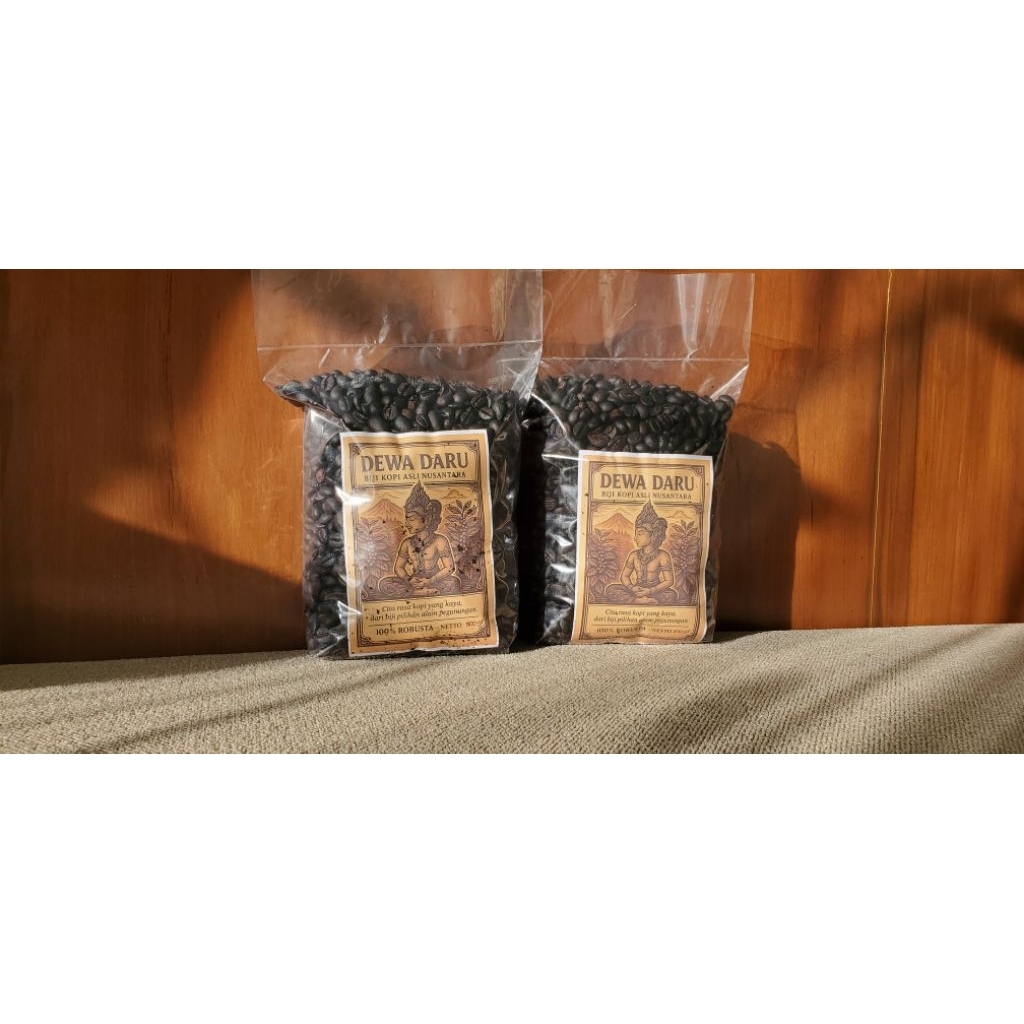 Jual Dewa Daru - Biji Kopi Robusta Roasted Grade A 1/2 Kg | Shopee ...