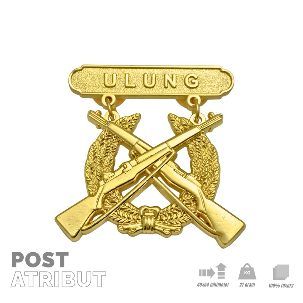 Jual LUXURY BREVET SENAPAN ULUNG TNI AL/ BREVET ULUNG PANJANG/ BREVET ...