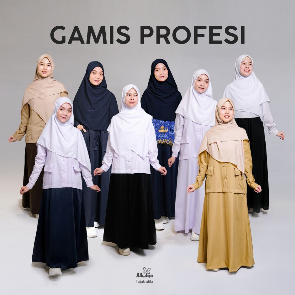 Jual Gamis Profesi by Hijab Alila | Shopee Indonesia