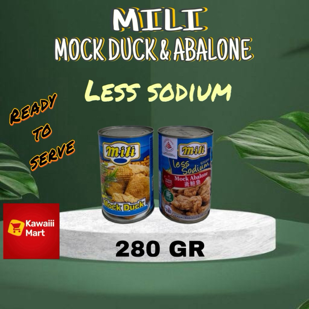 Jual Mili Mock Duck dan Abalone 280 GR Halal Canned food | Shopee Indonesia