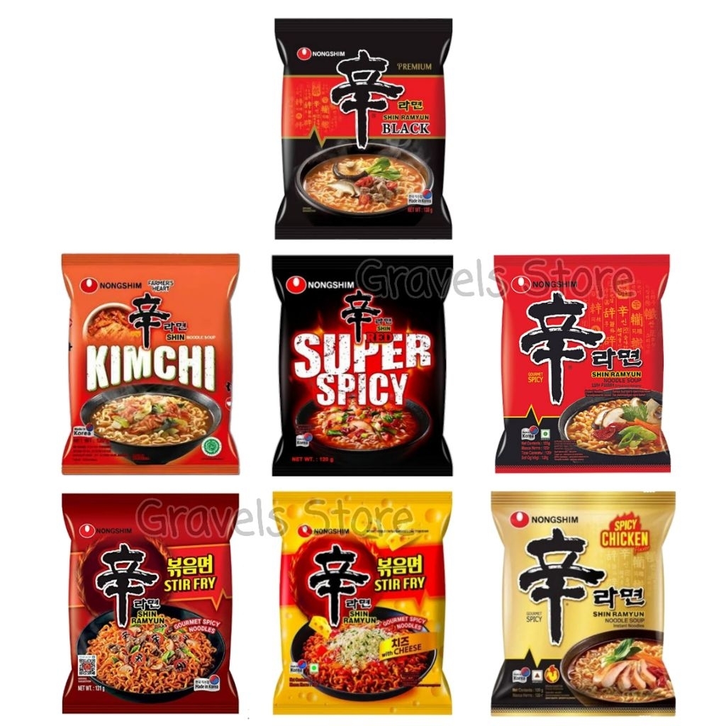 Jual [HALAL] Shin Ramyun Noodle Original Korea - Shin Ramen Black ...