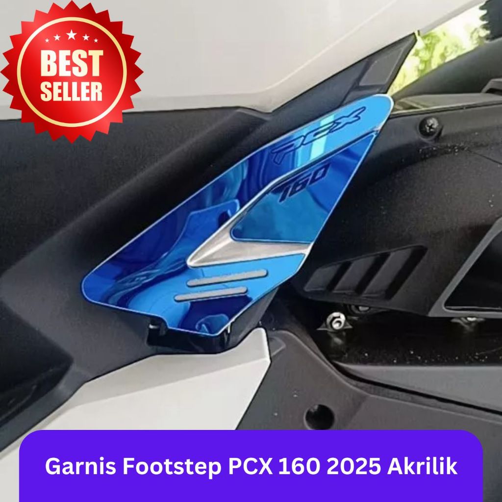 Jual Garnis Footstep PCX 160 2025 Akrilik – Aksesori Roadsync Elegan ...